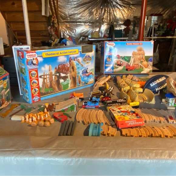 Thomas & Friends | Toys | Huge Authentic Thomas The Train Wooden Train ...